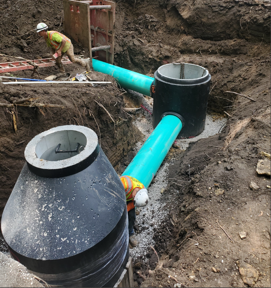 Route 31 and Roosevelt Trunk Sewer Main Replacement, St. Charles - EEI